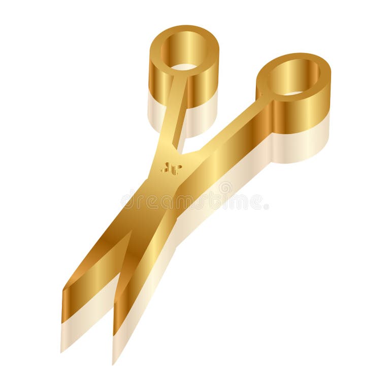 Gold Scissors Stock Illustrations – 4,962 Gold Scissors Stock ...