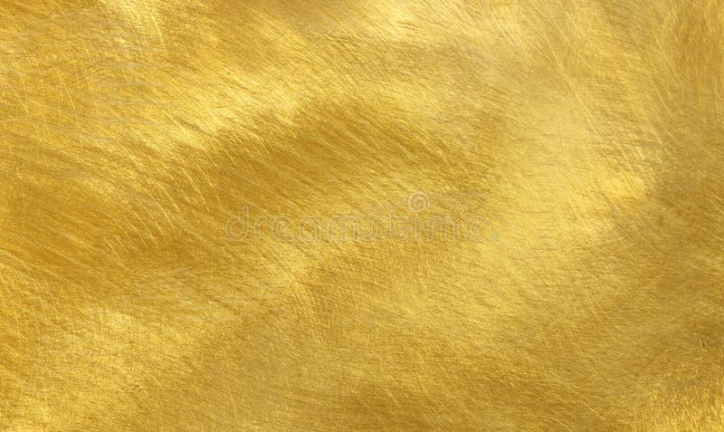 Gold scratched metal sheet stock illustration. Illustration of sleek ...