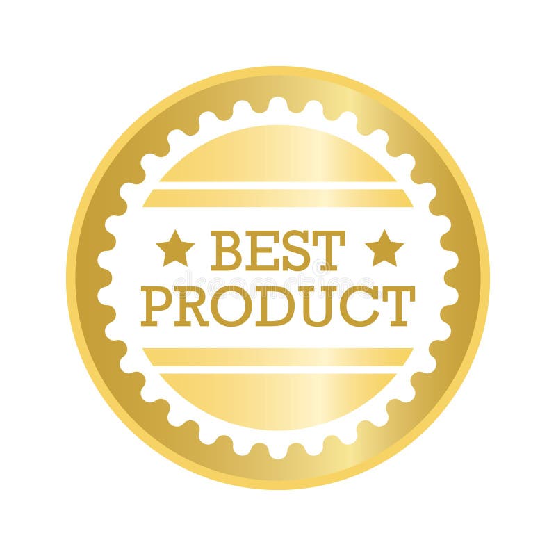 Gold Seal. Vector Illustration Decorative Design Stock Vector ...