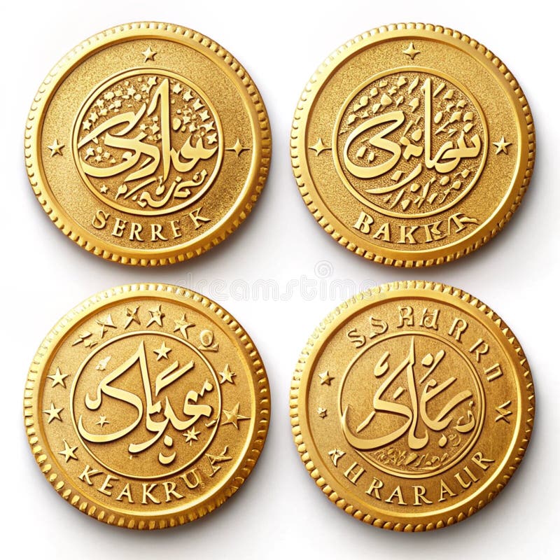 Gold Seals Collection Award and Certification Symbols Stock ...