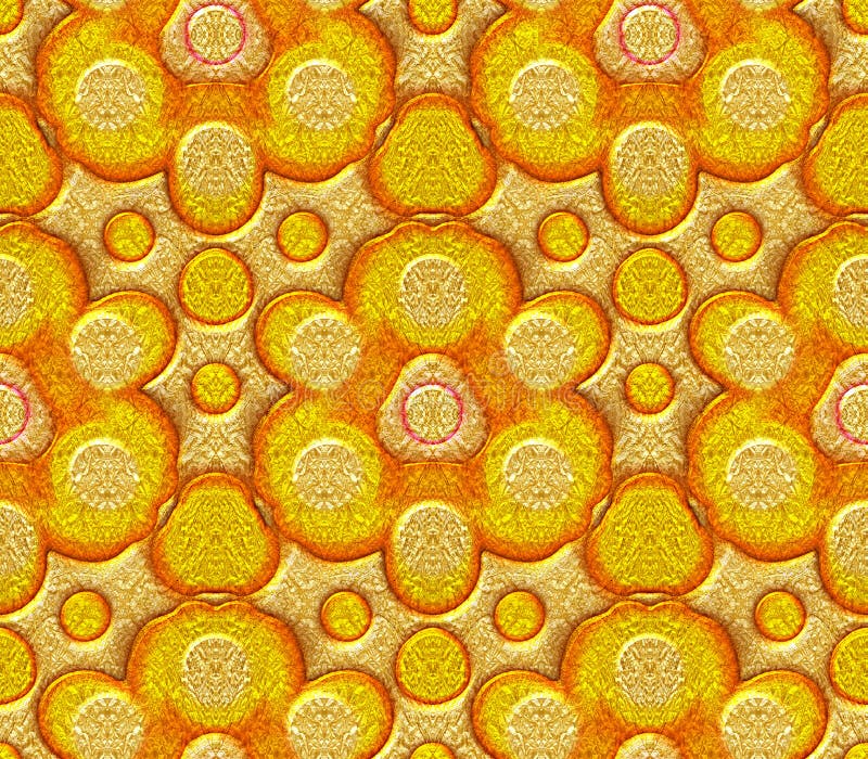 Gold seamless pattern stock illustration. Illustration of golden ...