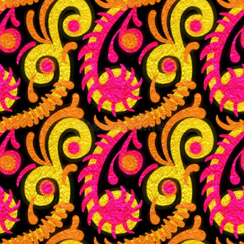 Gold seamless pattern stock image. Image of golden, decoration - 209412427