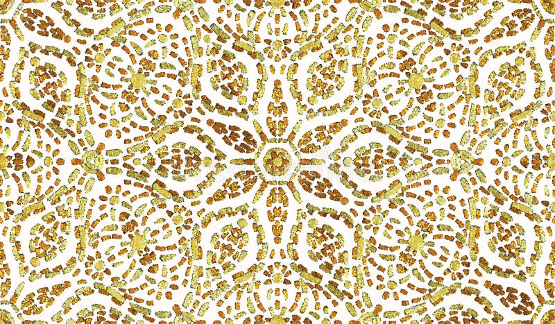 Gold seamless pattern stock illustration. Illustration of gold - 225109004