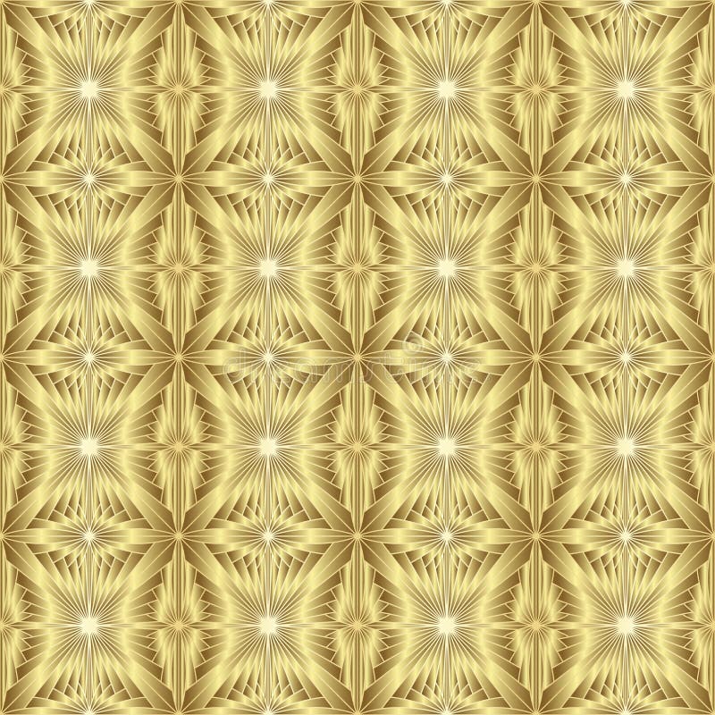 Gold Seamless Pattern, Golden Style Background Stock Illustration ...