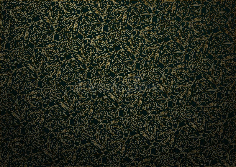 Gold seamless pattern stock vector. Illustration of vintage - 68571873