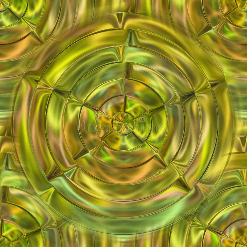 Gold Seamless Texture with Round Patterns. Beautiful Abstraction with ...