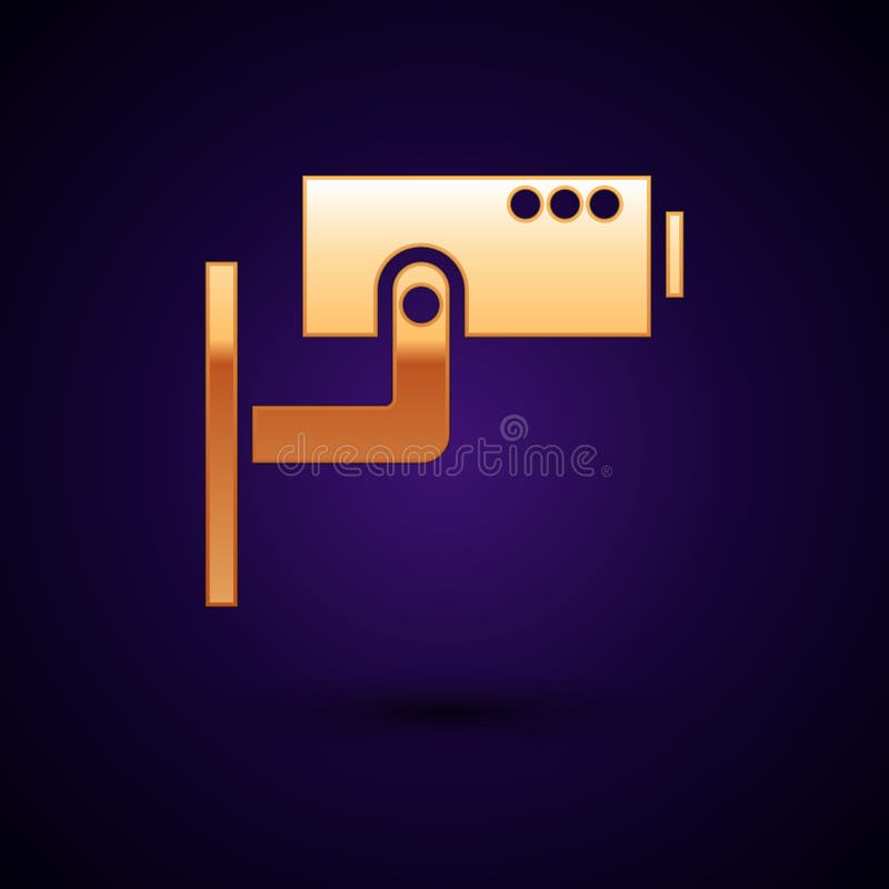 Cctv Symbol Golden Background Stock Illustrations – 97 Cctv Symbol ...