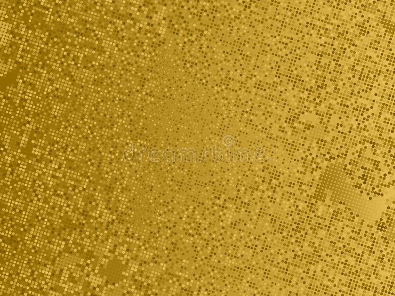 Gold Sequins Texture. Abstract Halftone Background. Vector Golden ...