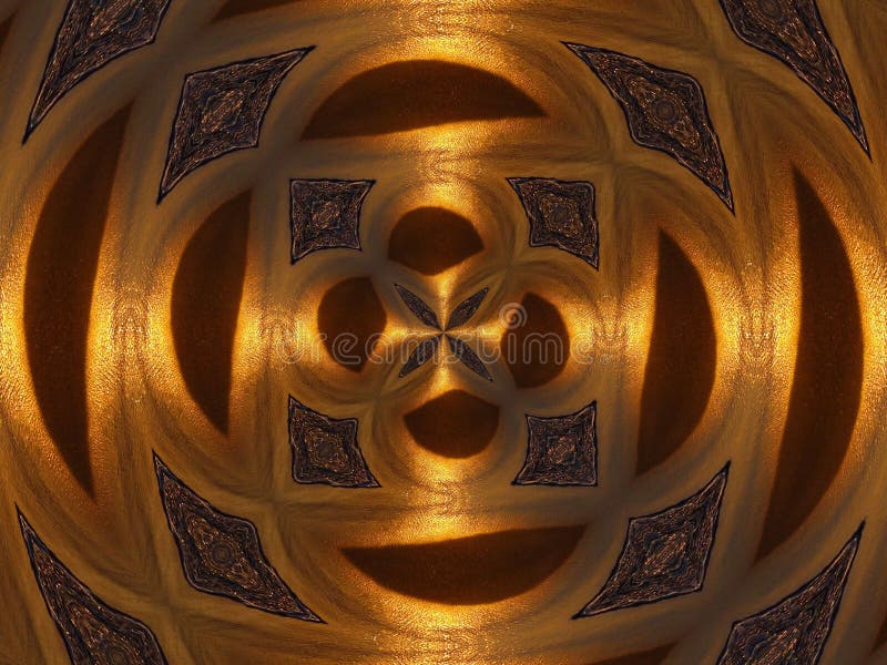 Gold Shapes stock illustration. Illustration of circles - 50793862