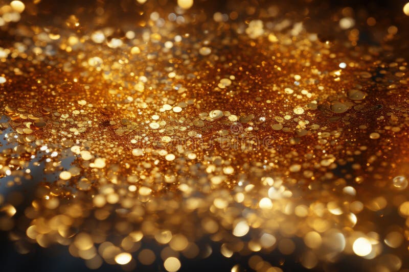 Gold Shine Glitter Background 21 Generative Ai Иллюстрация штока ...