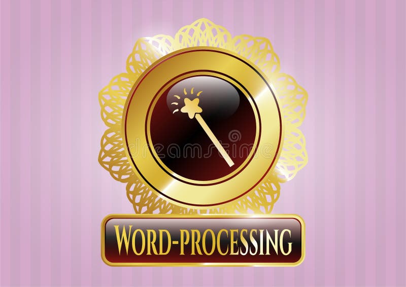 Word Processing Blue Gradient Concept Icon Stock Vector - Illustration ...