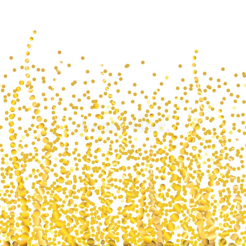 Gold Shiny Glitter Horizontal Seamless Pattern Stock Vector ...