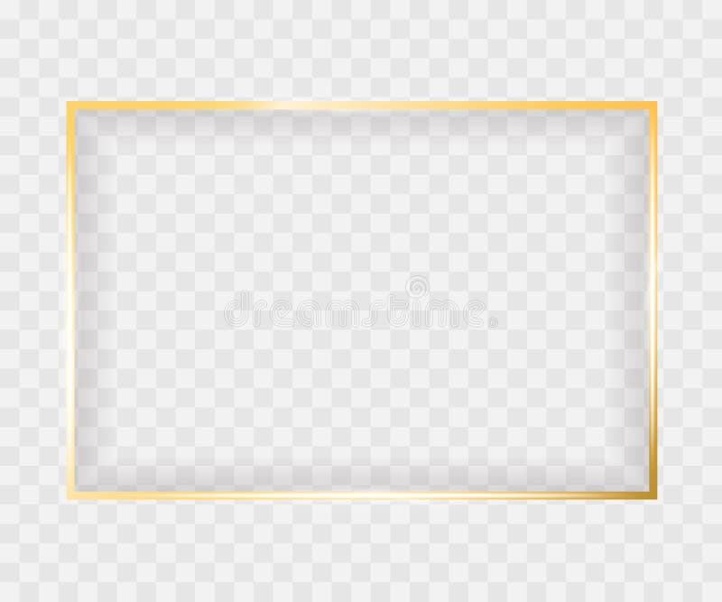 Gold Frame Border Square