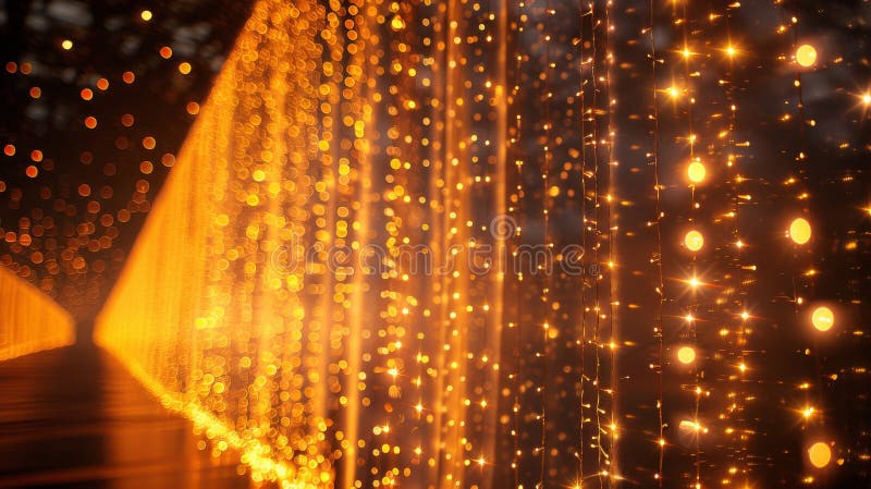 A gold shiny lights. stock image. Image of backdrop - 354435651