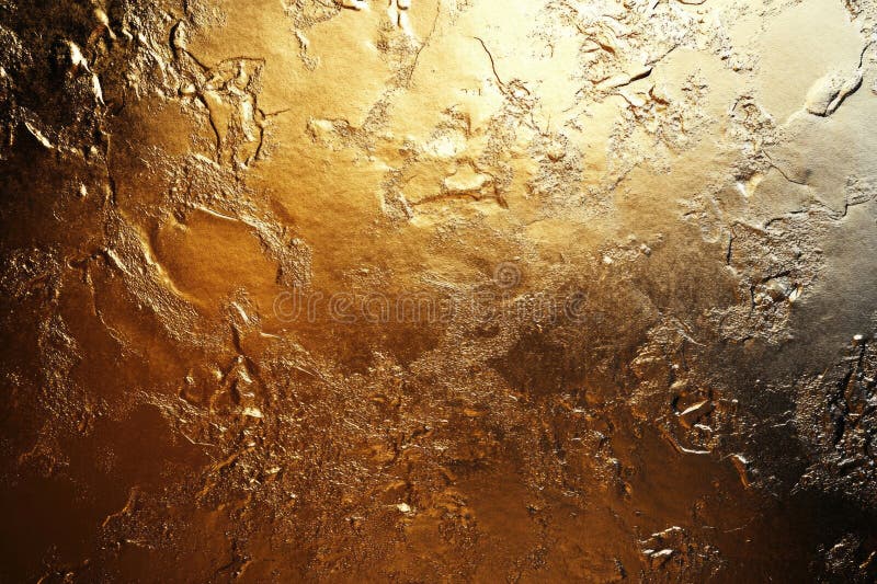 A Gold Shiny Wall with an Abstract Textured Surface Stock Photo - Image ...