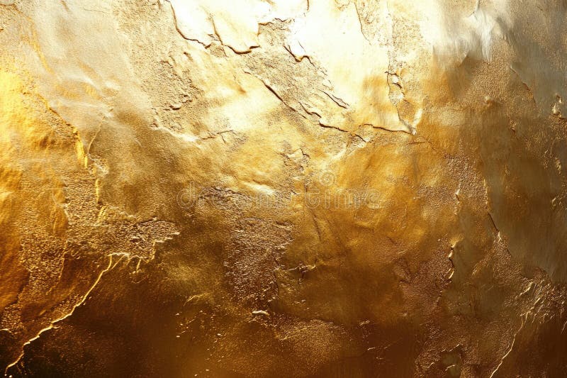A Gold Shiny Wall with an Abstract Textured Surface Stock Image - Image ...