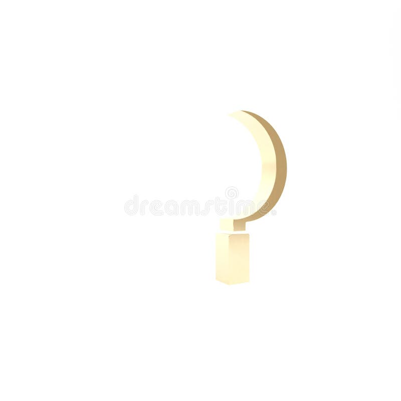Sickle Icon Vector Sign and Symbol Isolated on White Background, Sickle ...