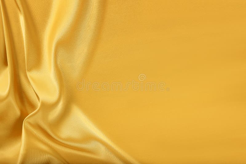 Gold silk satin. stock photo. Image of background, abstract - 92465122
