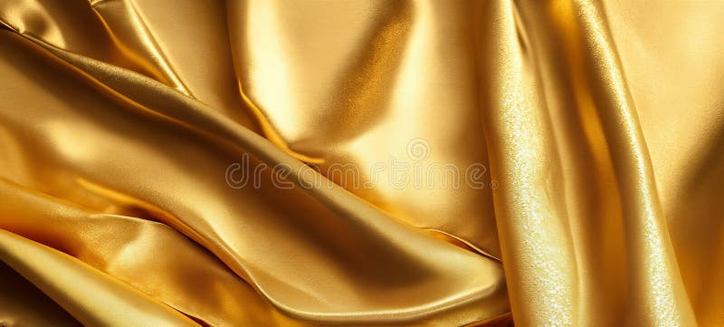 Gold Silk Texture Background,generated with AI. Stock Illustration ...