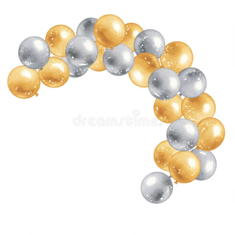Balloon Arch Decoration Stock Illustrations – 3,401 Balloon Arch ...