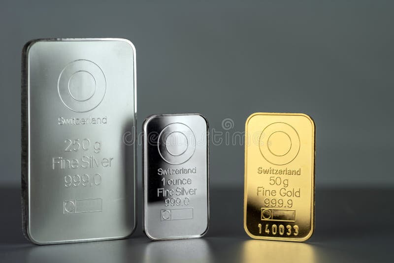 Grey Background Gold Bars Umicore 5 Gram Gold Bar 5g Gold Bar