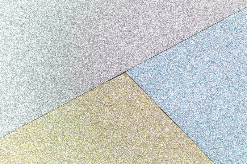 Gold, Silver, Blue Color Glitter Paper Texture Background Stock Photo ...
