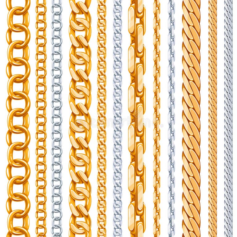 Gold Chains Vector Stock Illustrations – 4,580 Gold Chains Vector Stock ...