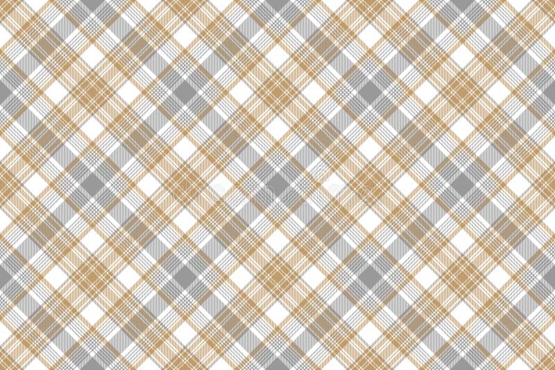 Gold Silver Check Fabric Seamless Background Stock Vector ...