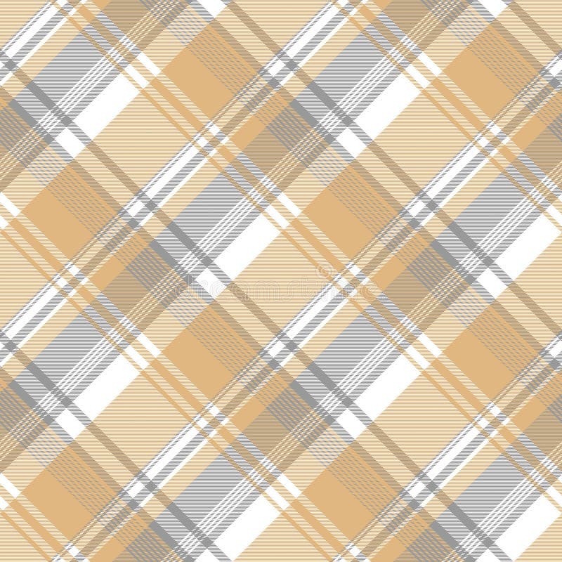 Fabric Texture Check Plaid Seamless Pattern Stock Vector - Illustration ...