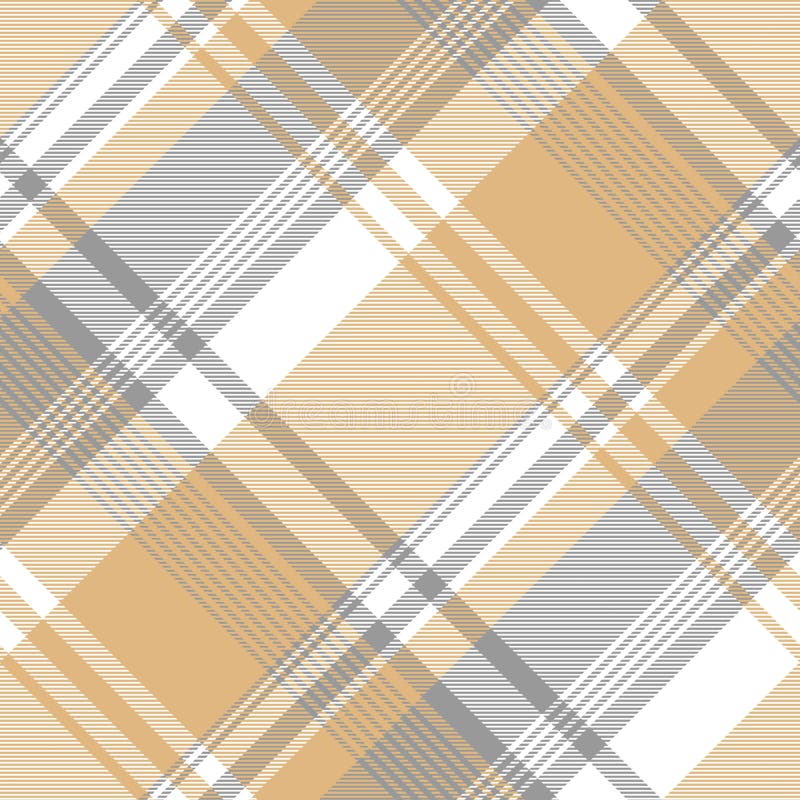 Gold Silver Color Check Fabric Texture Seamless Pattern Stock Vector ...