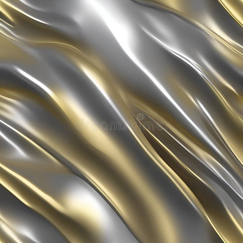 Gold and Silver, Color Gradient Background. Generative AI. Stock ...