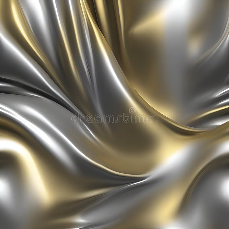 Gold and Silver, Color Gradient Background. Generative AI. Stock ...