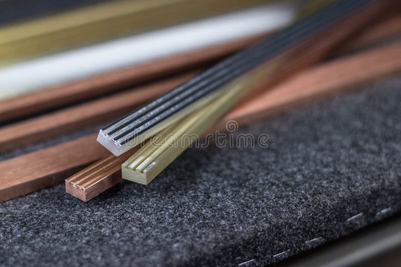 Gold, Silver and Copper Metals Stock Image - Image of copper, gold ...