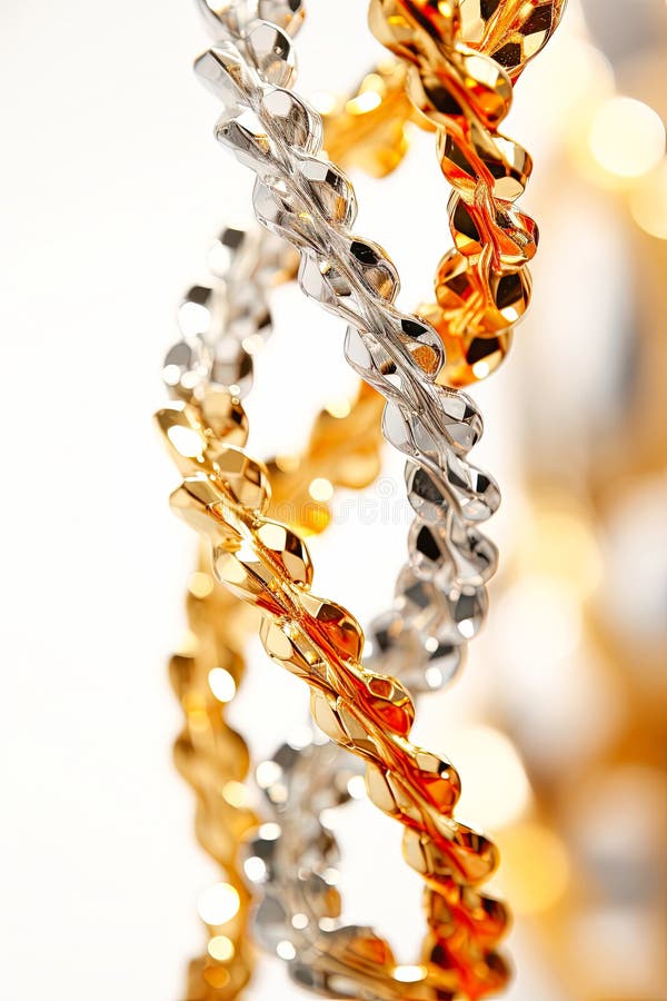 Gold Dna 3d Illustration Isolated Stock Photos - Free & Royalty-Free ...