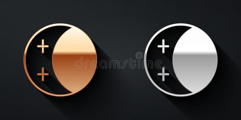 Gold Eclipse with Lens Flare. Isolated on Transparent Background Stock ...