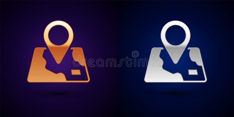 Silver Location Marker Icon Stock Illustrations – 4,101 Silver Location ...
