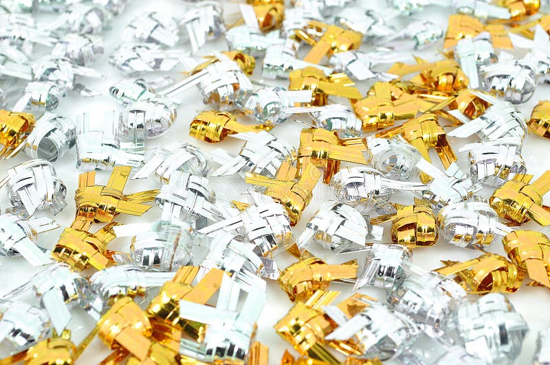 Gold and Silver Hand Made of Ribbon Fish Stock Photo - Image of golden ...