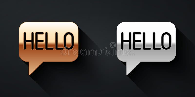 Speech Bubbles Hello Different Languages Stock Illustrations – 218 ...