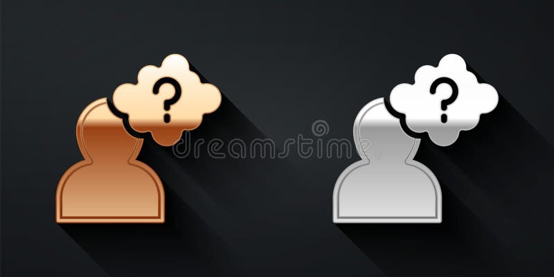 Person Shadow Question Mark Stock Illustrations – 602 Person Shadow ...