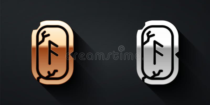 Silver Runic Script stock vector. Illustration of icelandic - 24005879