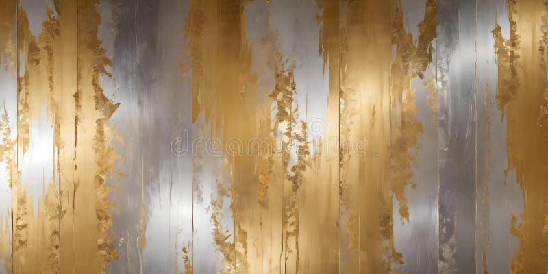 Gold and Silver Paint Texture Background. AI Generated Stock ...