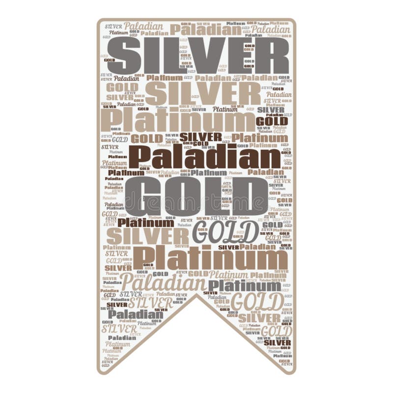 Gold Silver Platinum Paladium Abstract Text Header Background ...