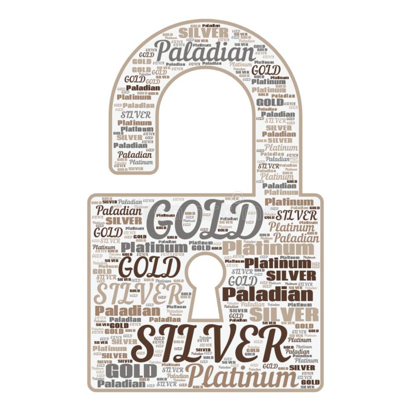 Gold Silver Platinum Paladium Abstract Text Header Background ...