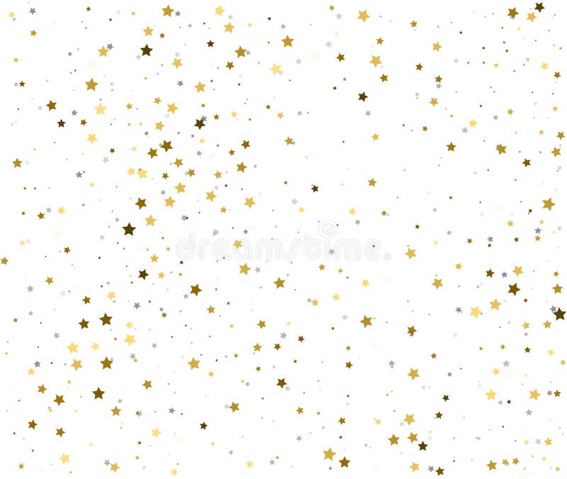 Gold and Silver Star Confetti Falling for Glamorous Celebration Themes ...