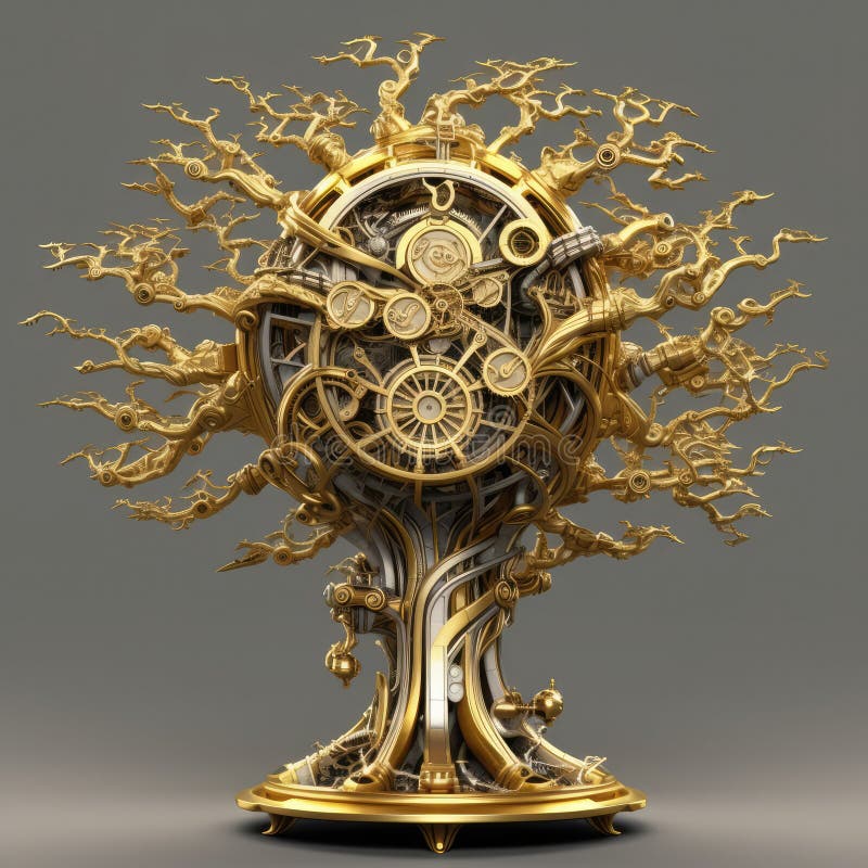 Steampunk Tree Sculpture