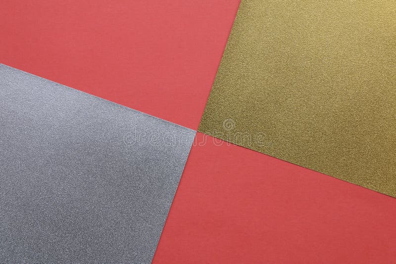 Gold Silver Paper Texture Background Stock Image - Image of gold, blank ...