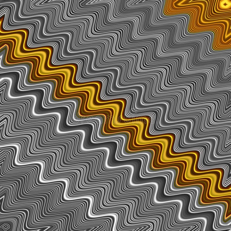 Ripple Effect Design Black and Shades of Grey with Golden Yellow Flash ...