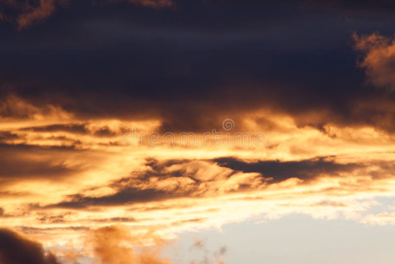 Gold sky abstract stock photo. Image of dramatic, cloudscape - 56680216