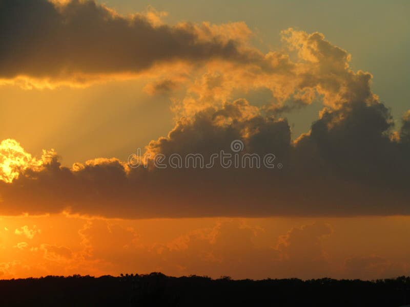 Gold in the Sky stock image. Image of light, beauty - 142881073