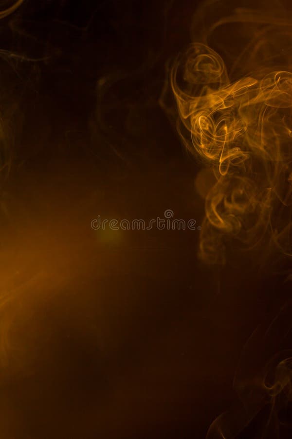 Gold smoke. stock image. Image of black, curve, dynamic - 127359865